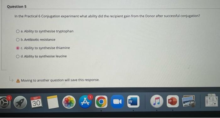 Solved In the Practical 6 Conjugation experiment what | Chegg.com