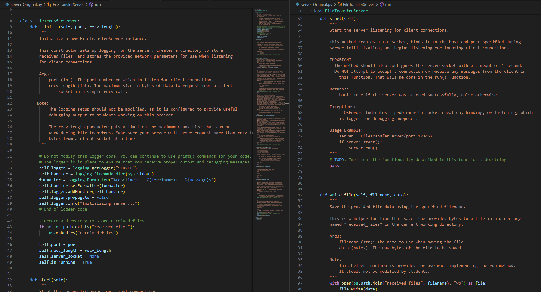 Solved Please write code for all methods in Python. Also | Chegg.com