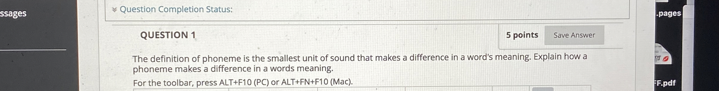 Solved Question Completion Status:QUESTION 15 ﻿pointsThe | Chegg.com