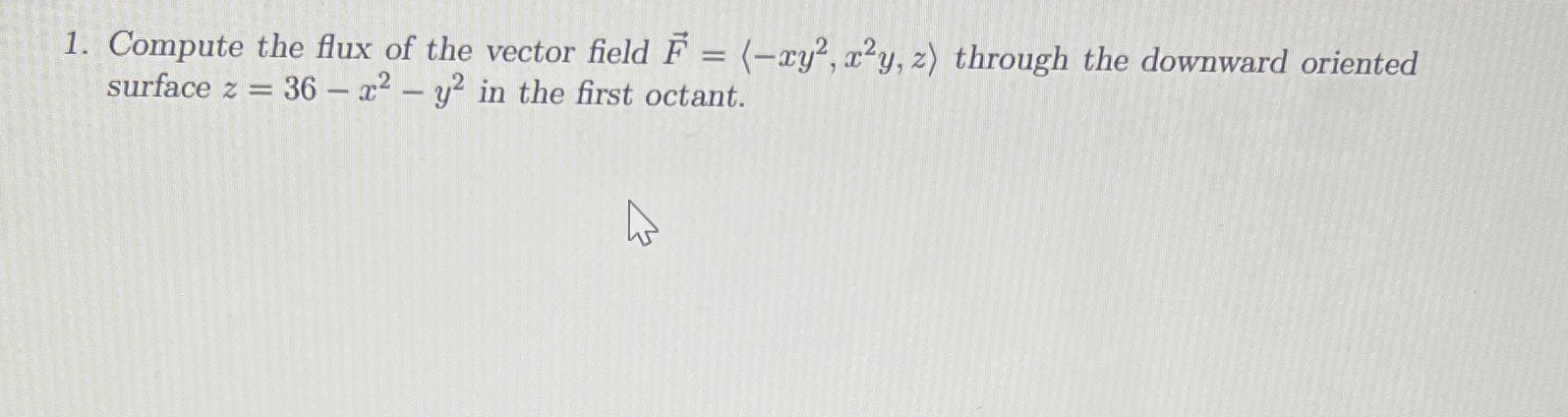 Solved Compute the flux of the vector field | Chegg.com