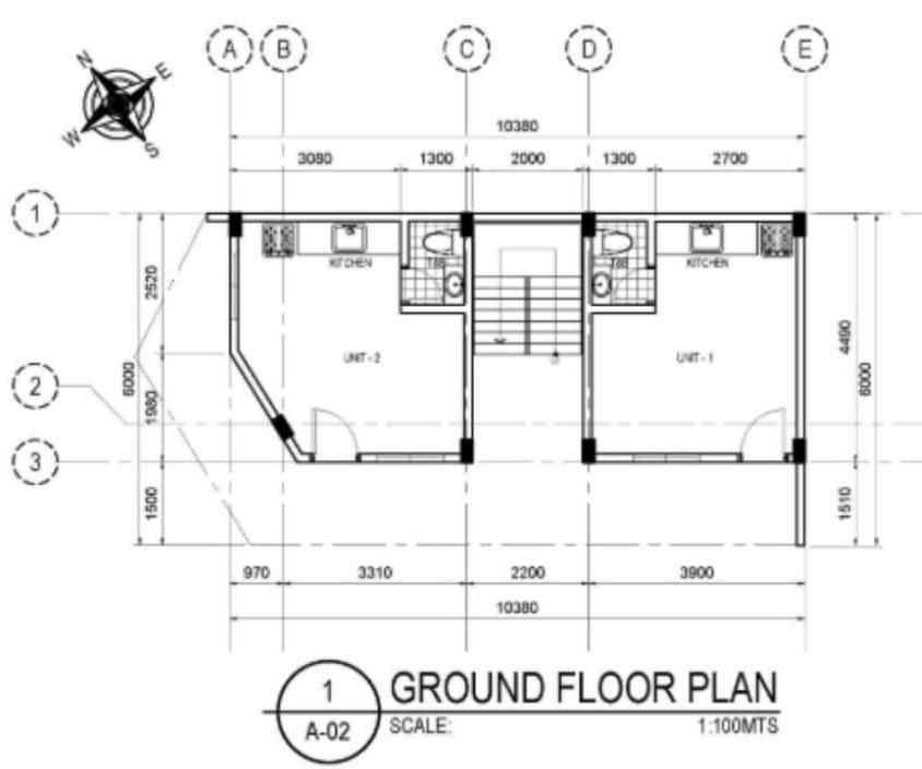 Perspective, Grd Flr Plan, 2nd Flr Plan, 3rd Flr | Chegg.com