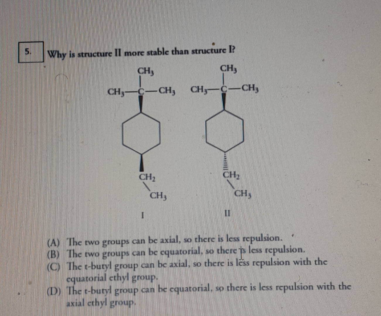 Solved Why is structure II more stable than structure | Chegg.com
