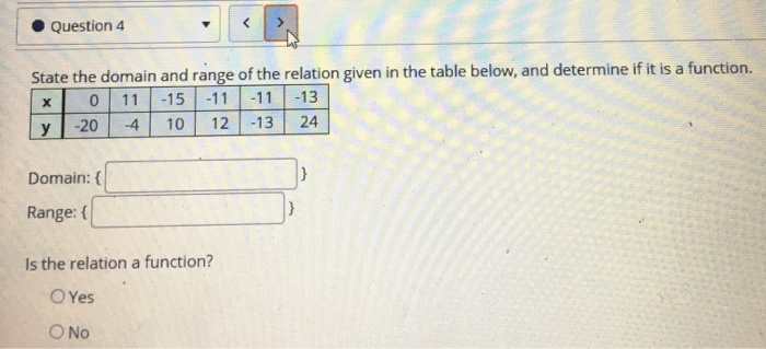 Solved Find the domain and range of the relation R given | Chegg.com