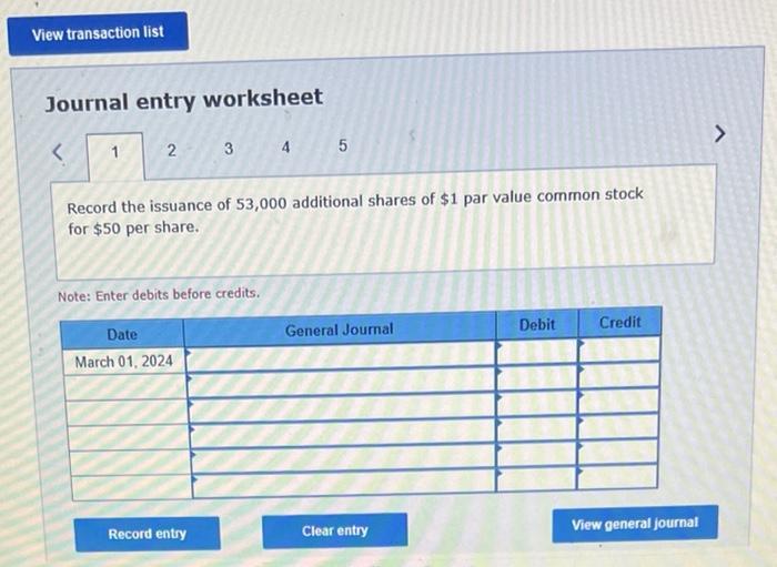 Exercise 10-12 (Algo) Record common stock, treasury | Chegg.com