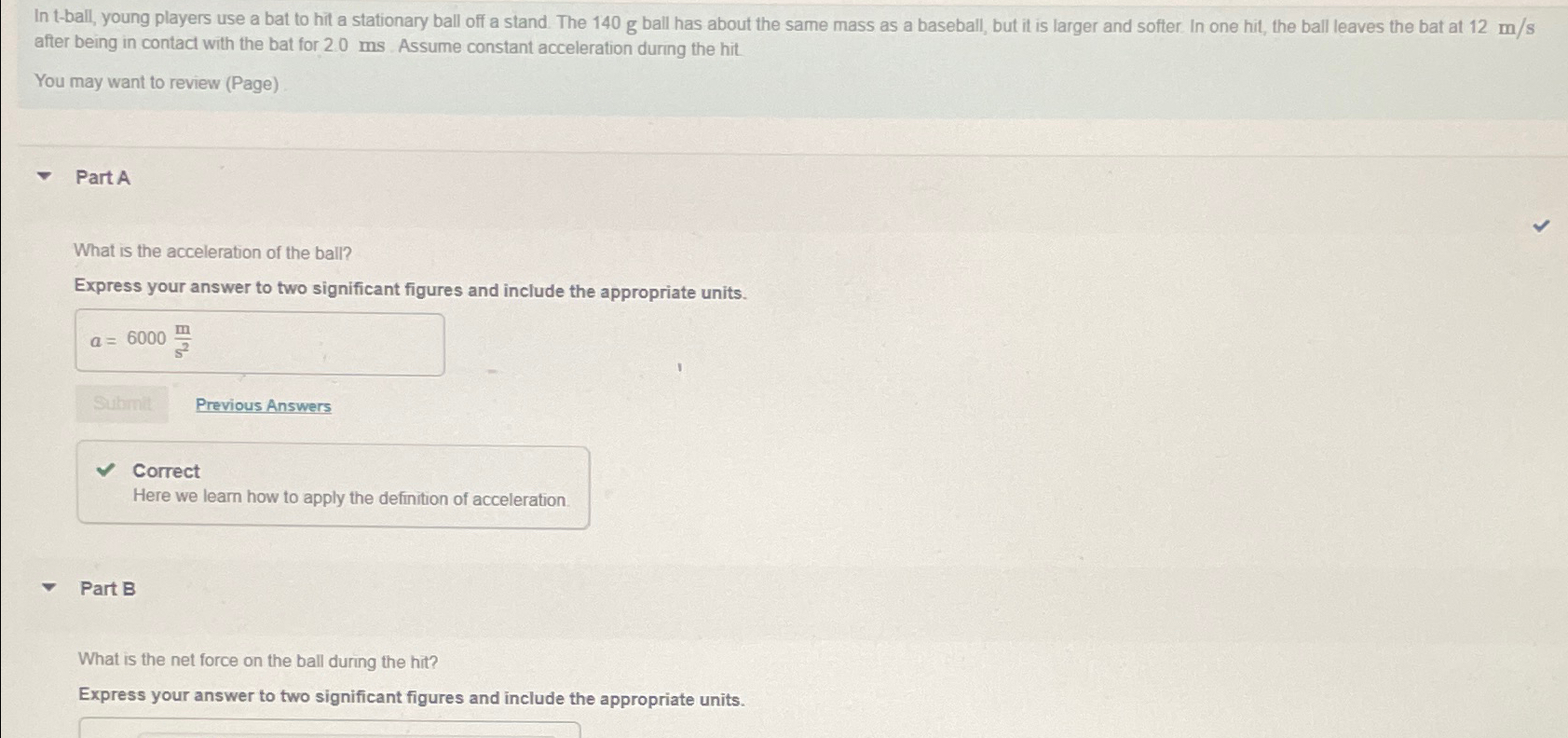 In t-ball, young players use a bat to hit a | Chegg.com