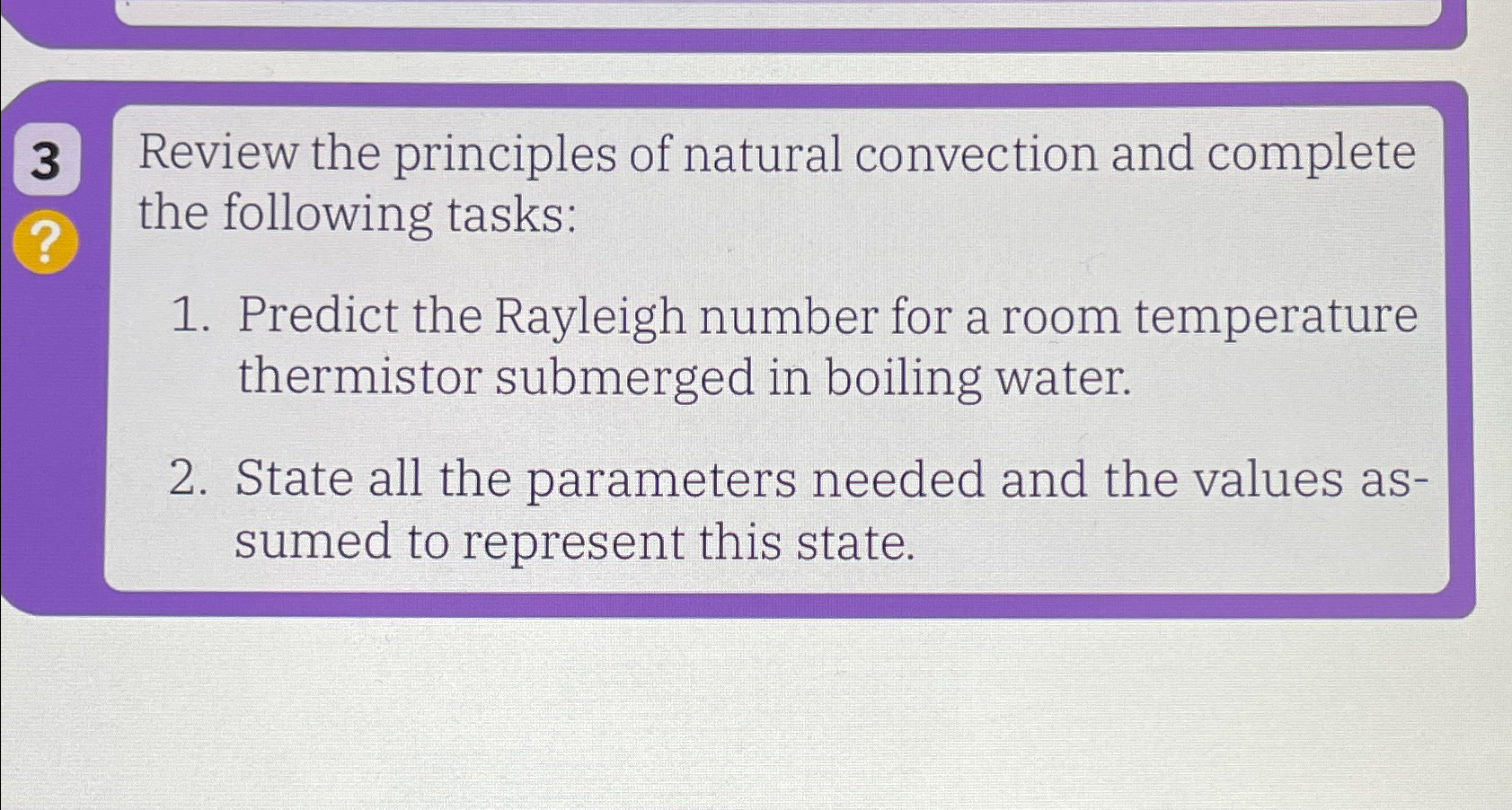 Solved 3 ﻿Review the principles of natural convection and | Chegg.com