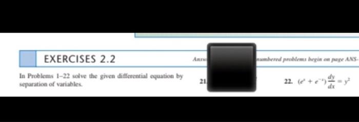 Solved EXERCISES 2.2 Anne numbered problems begin en page | Chegg.com