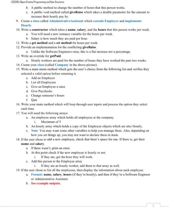 Solved Overview In this Program you will write a program | Chegg.com