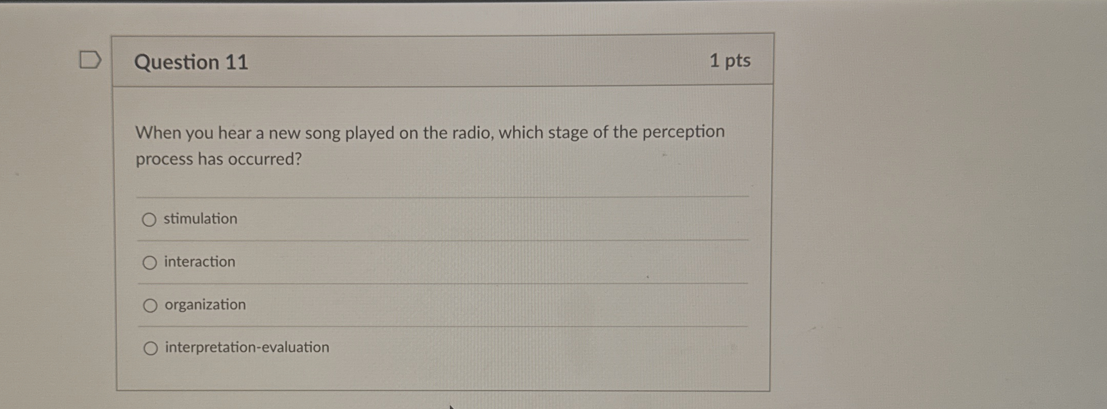 Solved Question 111 ﻿ptsWhen you hear a new song played on | Chegg.com