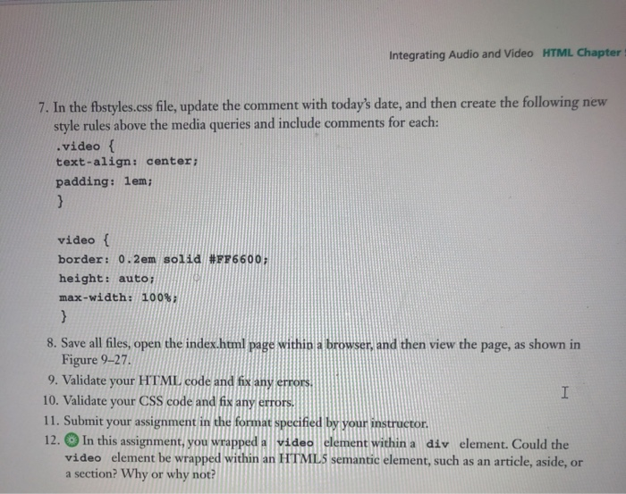 Solved Figure 9 27 Instructions Perform The Following