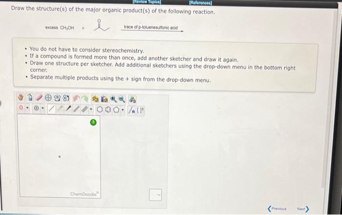 Solved Review Toples (References) Draw the structure(s) of | Chegg.com