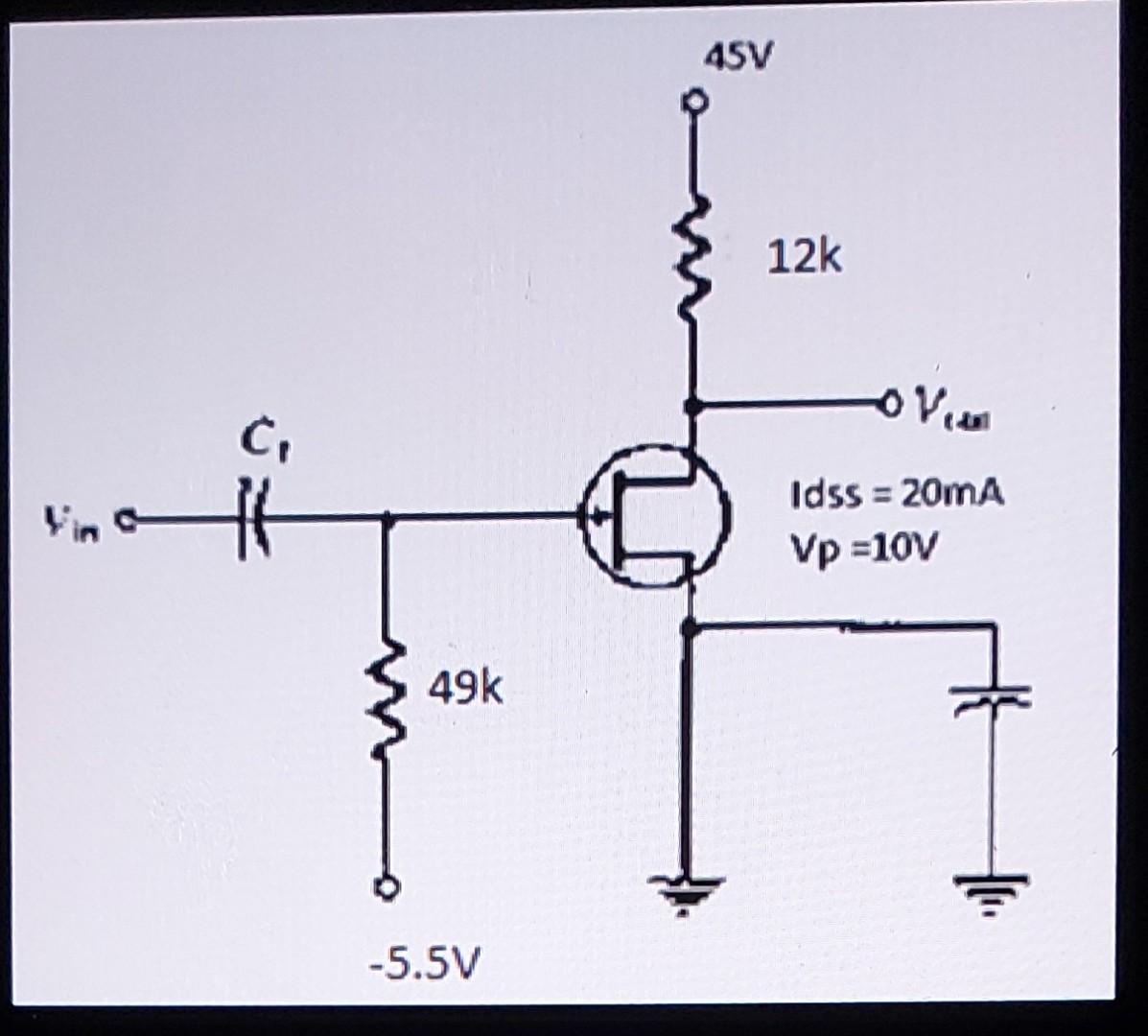 Solved What is vgs(off) in volts? What is the vgs in the | Chegg.com