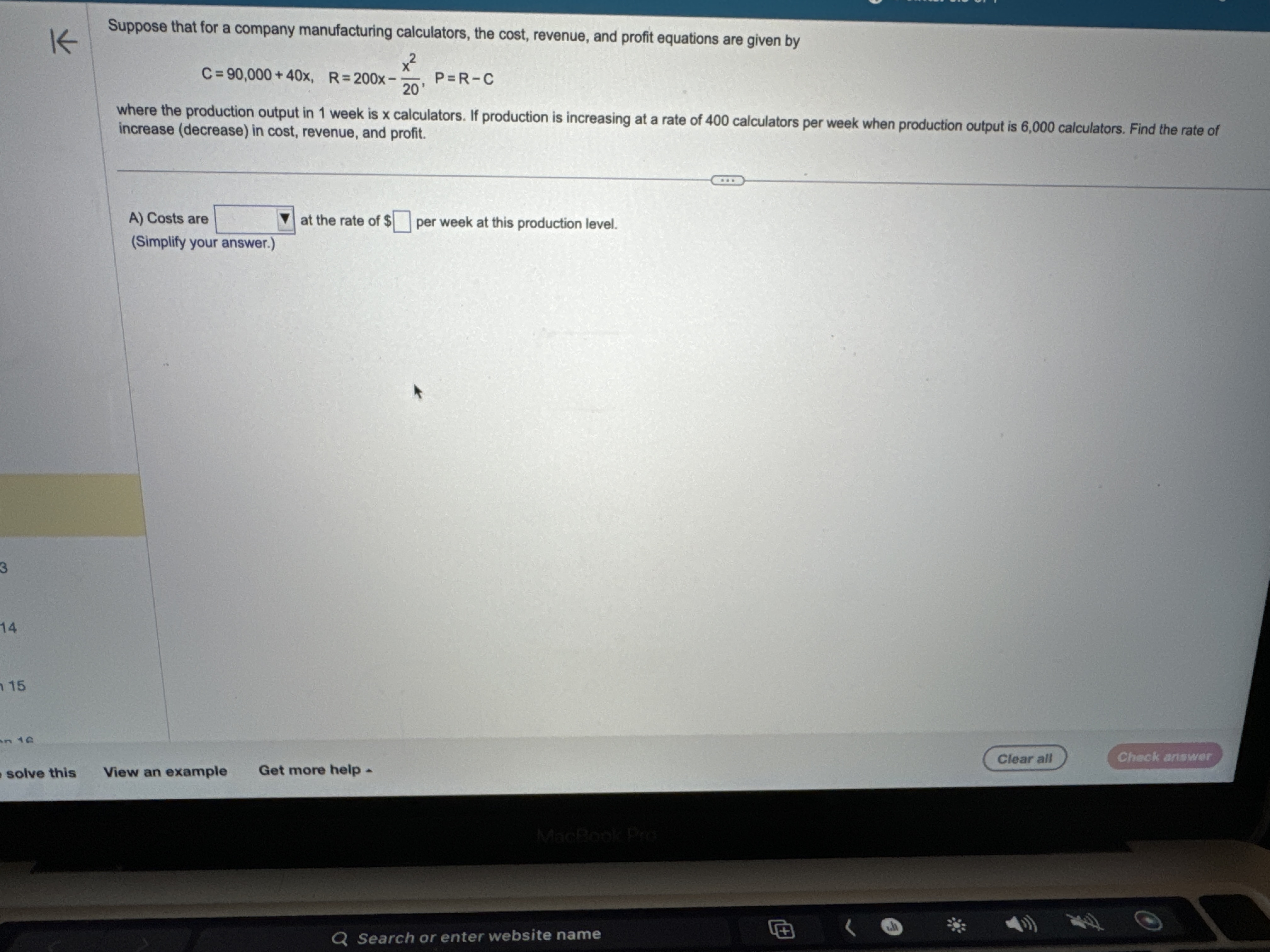 Solved Suppose that for a company manufacturing calculators, | Chegg.com