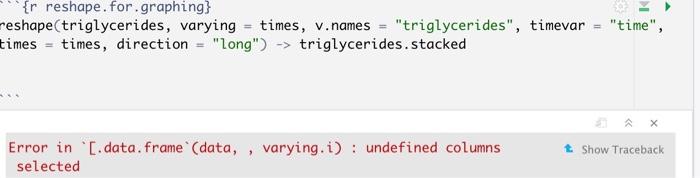 Solved '\{r import.data library(readxl) | Chegg.com