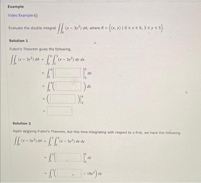 Solved Evaluate the double integral ∬R(x−3y2)dA, where | Chegg.com