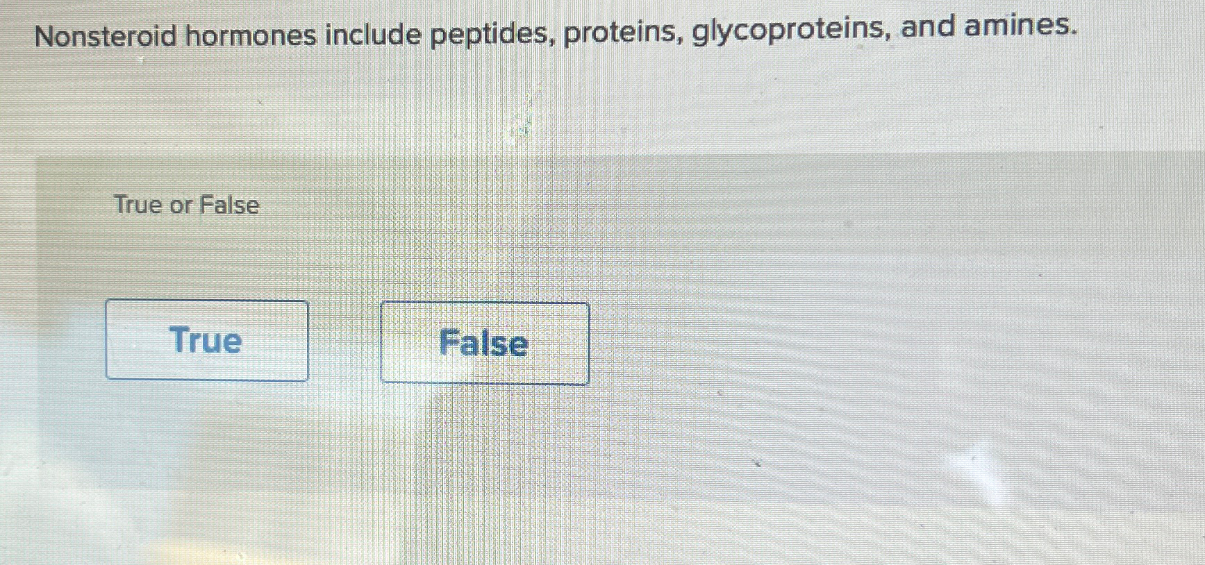 Solved Nonsteroid hormones include peptides, proteins, | Chegg.com