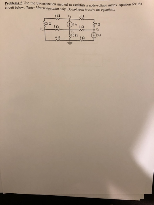 Solved Problems 5 Use the by-inspection method to establish | Chegg.com