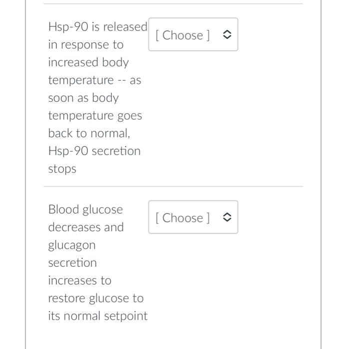 Solved Choose the correct match for each of the following | Chegg.com