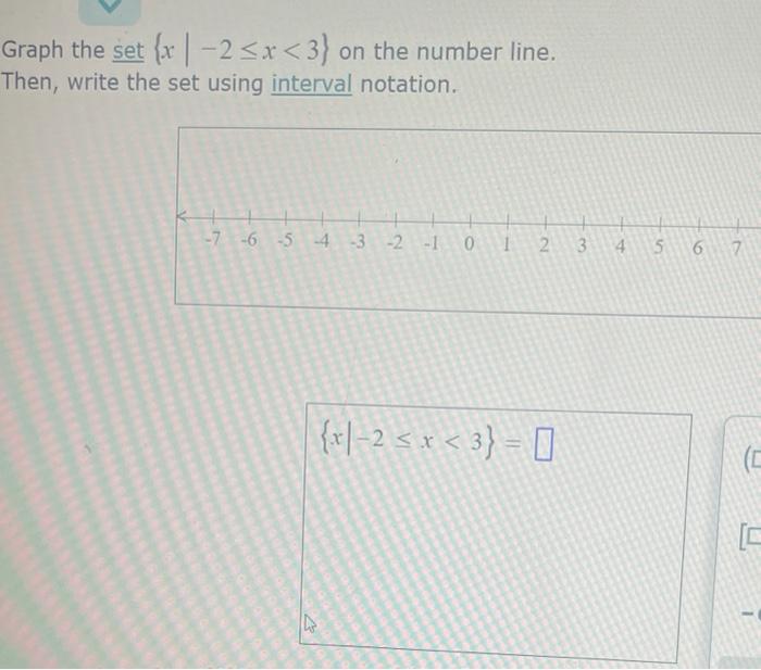 Solved Graph the set (x | -2 | Chegg.com