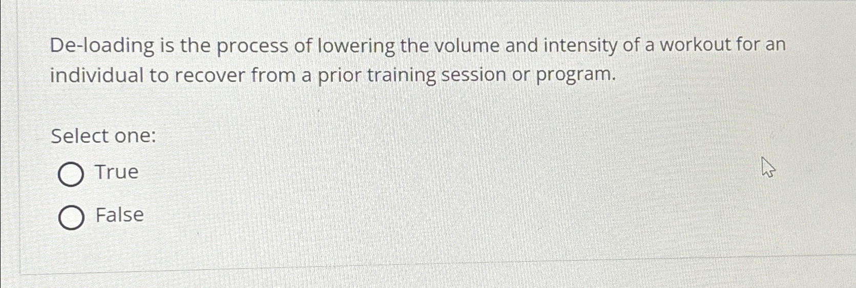 Solved De-loading is the process of lowering the volume and | Chegg.com