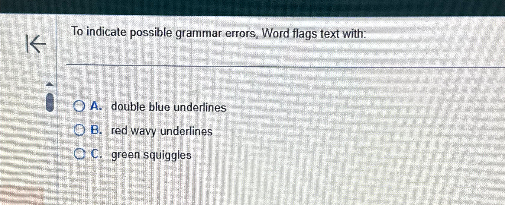 Solved To Indicate Possible Grammar Errors Word Flags Text