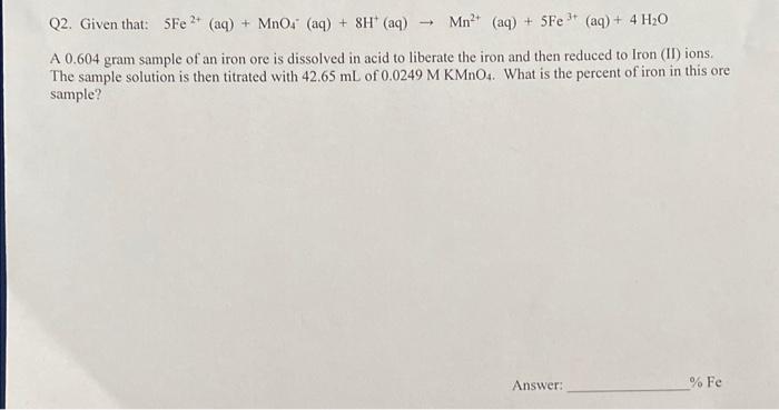 Solved Q2. Given that: | Chegg.com