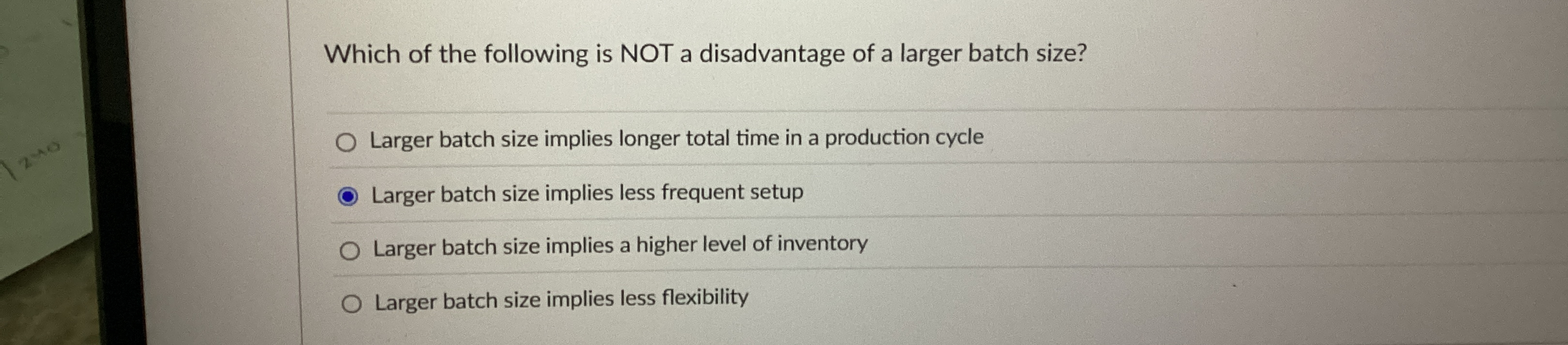 Solved Which of the following is NOT a disadvantage of a | Chegg.com