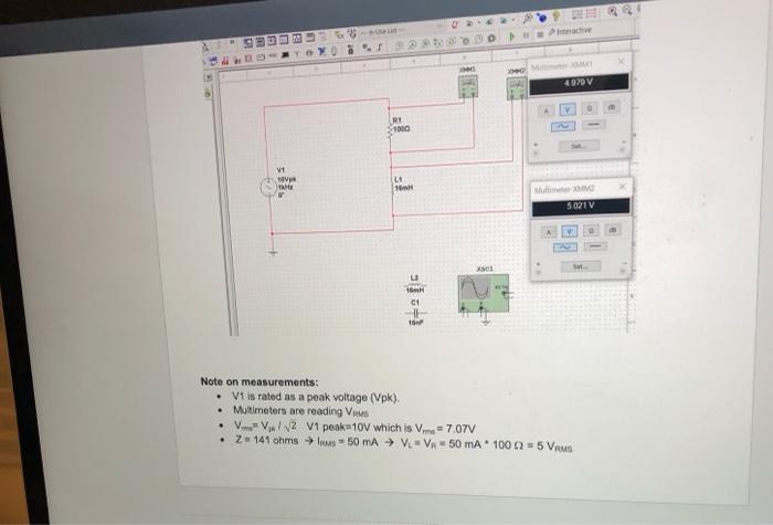Solved ELT 105 - Lab - Intro to RL, RC, RLC using Multisim | Chegg.com