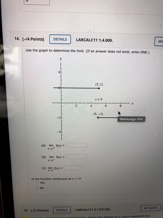 Solved 14. [-14 points) DETAILS LARCALC11 1.4.009. MY Use | Chegg.com Solved 14. [-14 points) DETAILS LARCALC11 1.4.009. MY Use | Chegg.com