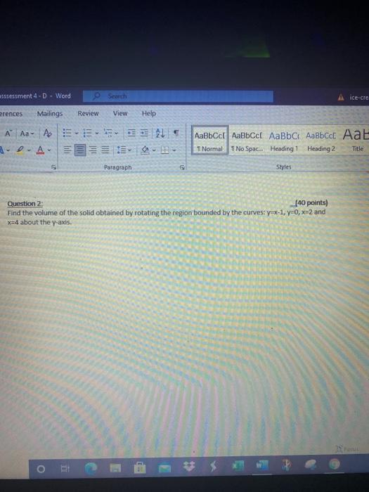Solved References Mailings Review View Help Eeeee A Ă Aar