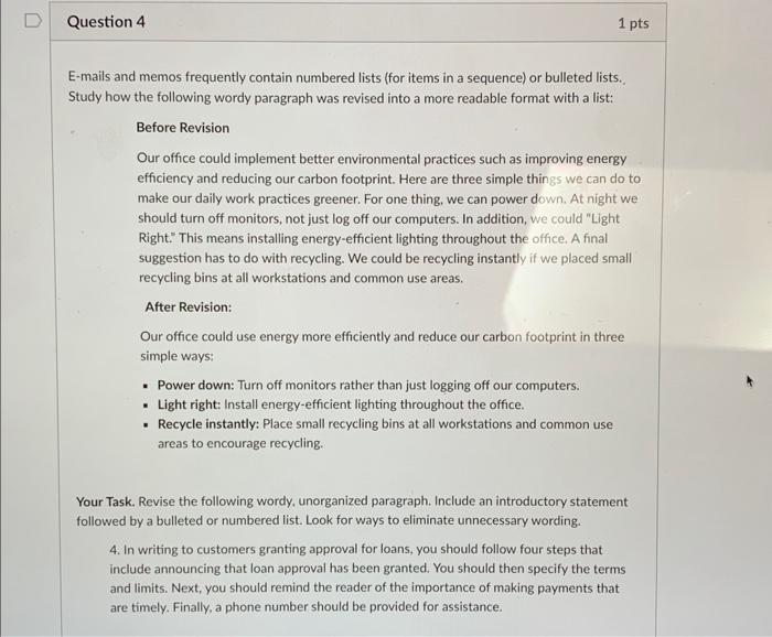 Your Task. Compare the following sets of message | Chegg.com