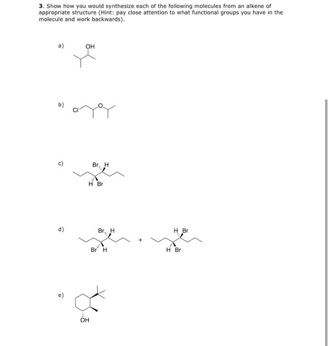 Solved 4. Provide a retrosynthesis for the following | Chegg.com