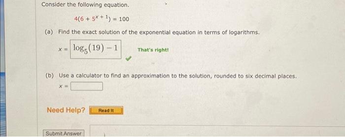 Solved Consider the following equation. 4(6+5x+1)=100 (a) | Chegg.com