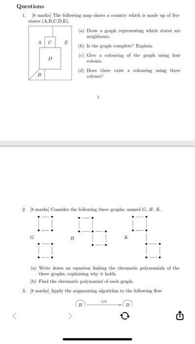 Hey! The topic is discrete mathematics. Please kindly | Chegg.com
