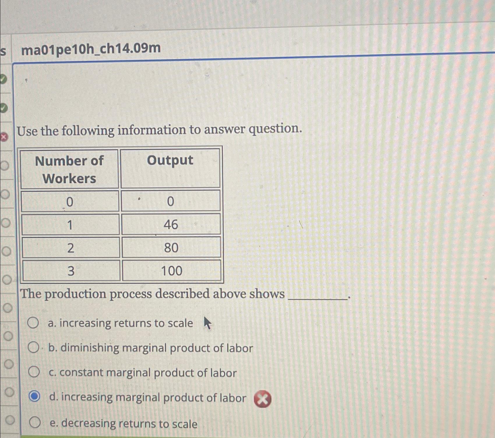 Solved ma01pe10h_ch14.09mUse the following information to | Chegg.com