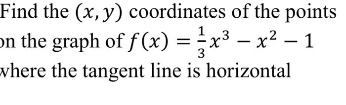 Solved Find the (x, y) coordinates of the points on the | Chegg.com