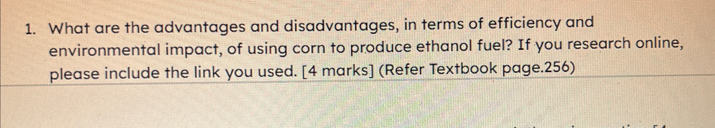 Solved What are the advantages and disadvantages, in terms | Chegg.com
