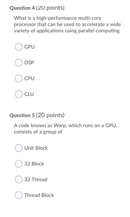 Solved CUDA is a parallel computing platform and programming | Chegg.com