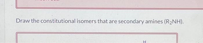 Solved Draw all constitutional isomers with molecular | Chegg.com
