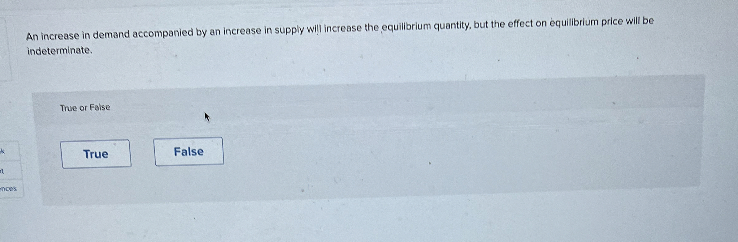 Solved An increase in demand accompanied by an increase in | Chegg.com