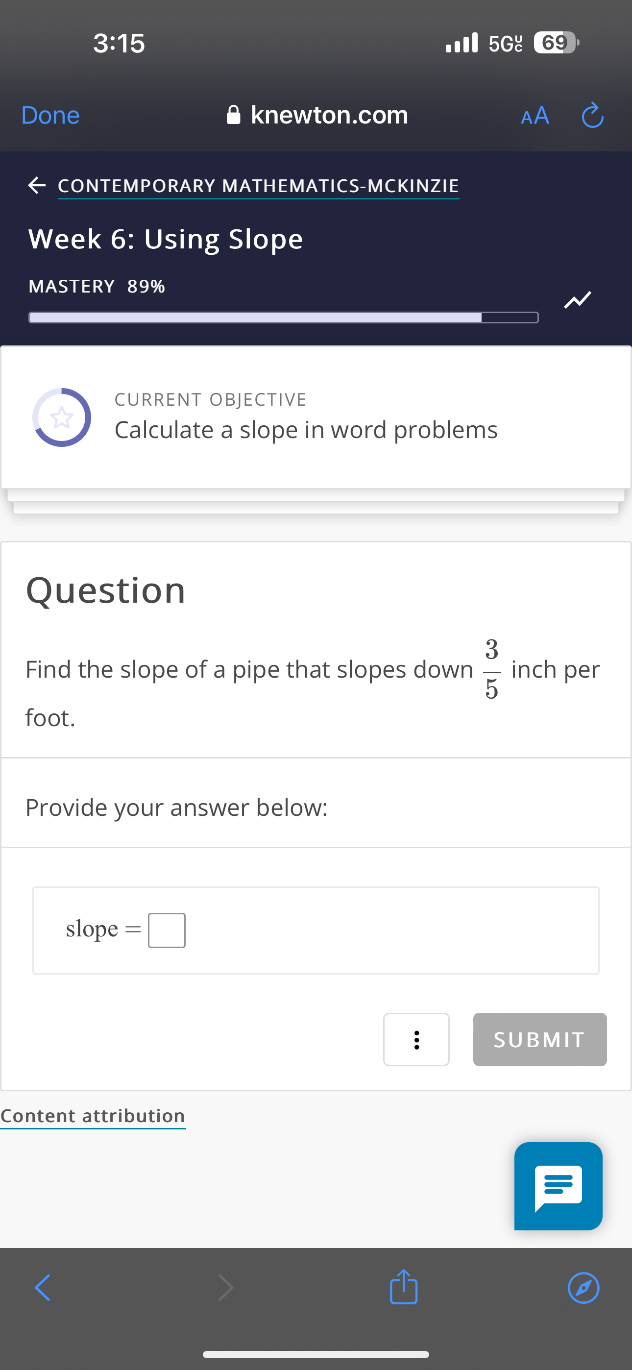 Solved 3:15.69Donea knewton.comAACONTEMPORARY | Chegg.com