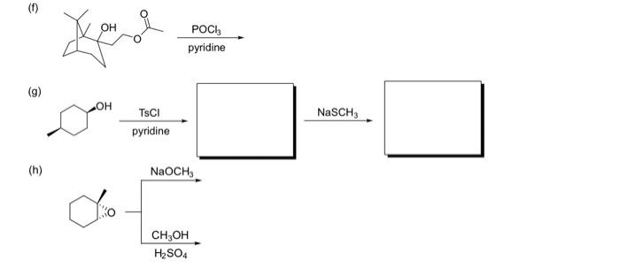 (g) NaSCH3 | Chegg.com
