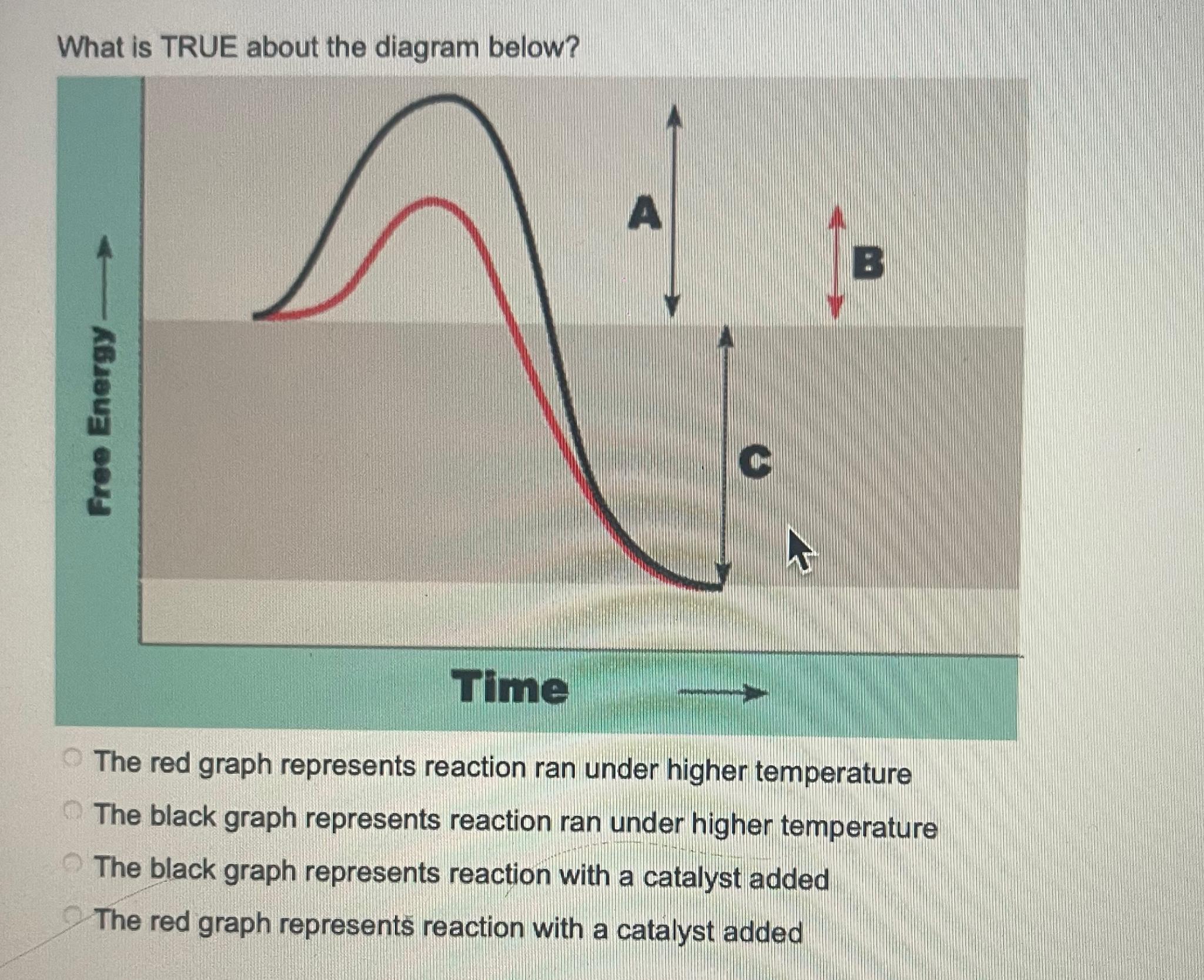 Solved What is TRUE about the diagram below?The red graph | Chegg.com