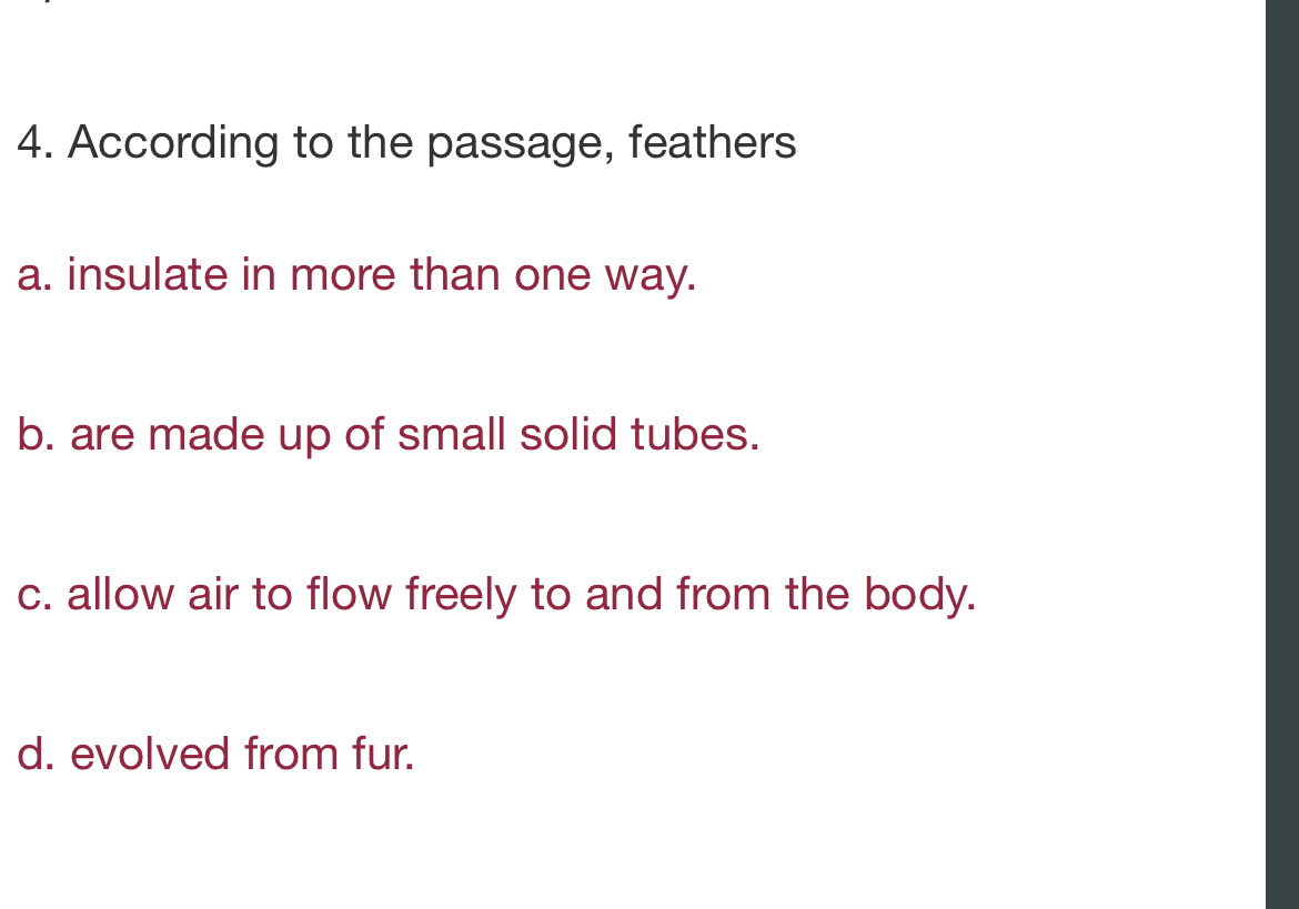 Solved according to the passageAccording to the passage, | Chegg.com