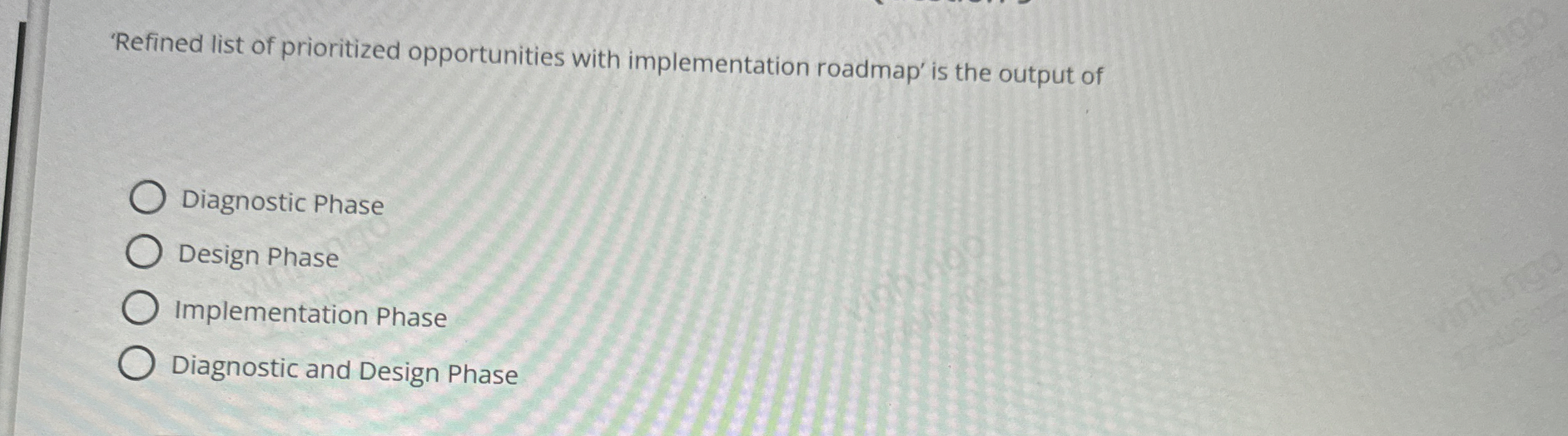 Solved 'Refined list of prioritized opportunities with | Chegg.com