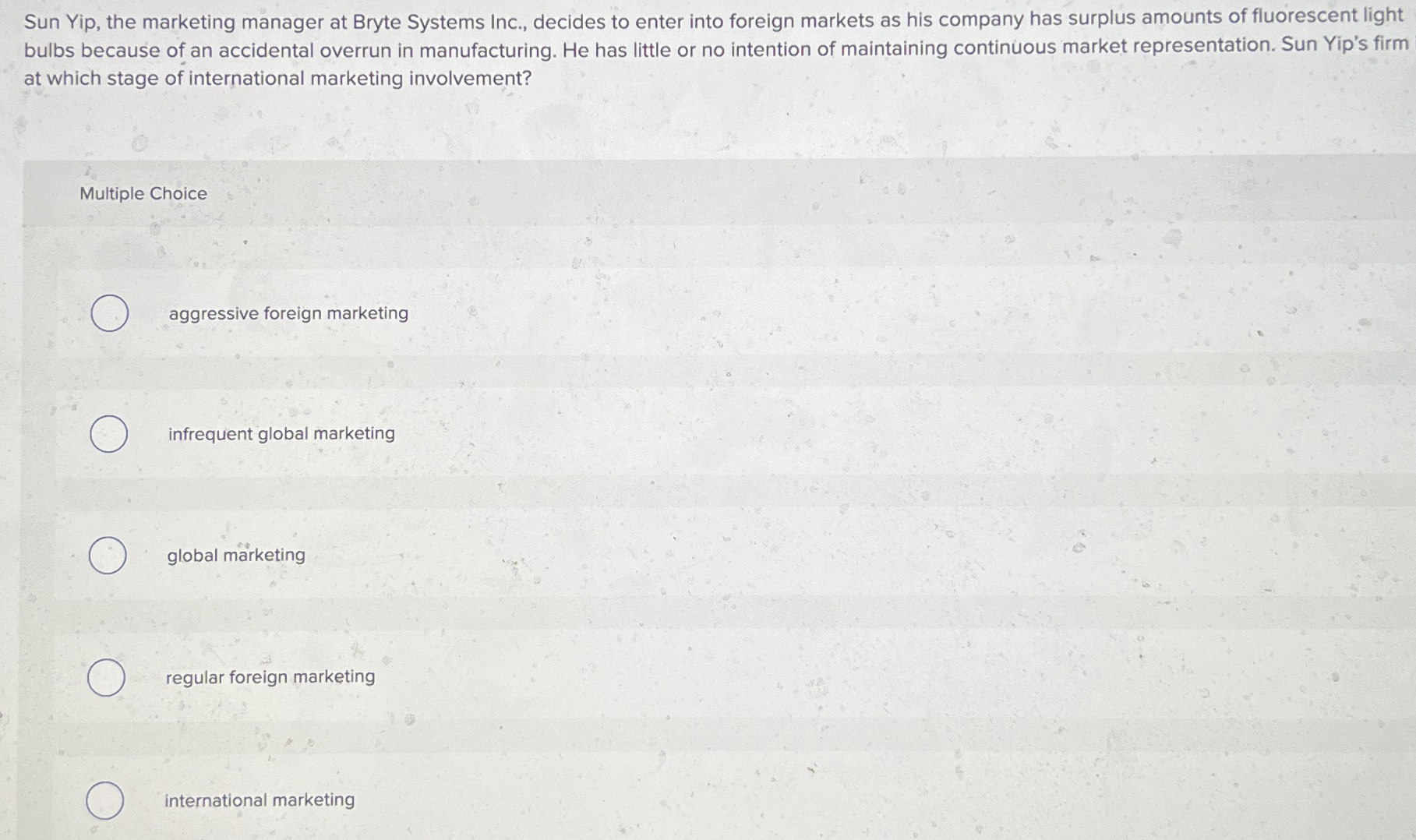 Solved Sun Yip, the marketing manager at Bryte Systems Inc., | Chegg.com