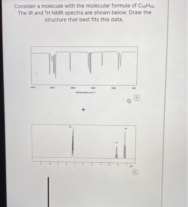 Solved Consider a molecule with the molecular formula of | Chegg.com