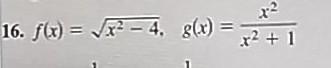 Solved In Finding Arithmetic Combinations of Functions | Chegg.com