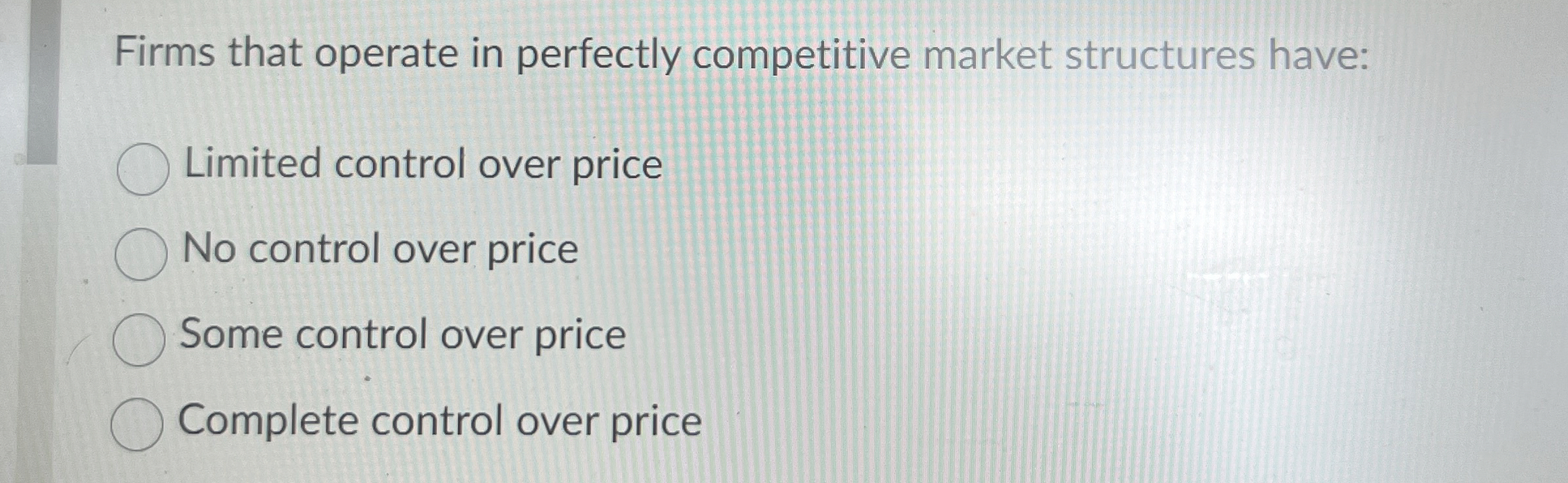 Solved Firms that operate in perfectly competitive market | Chegg.com