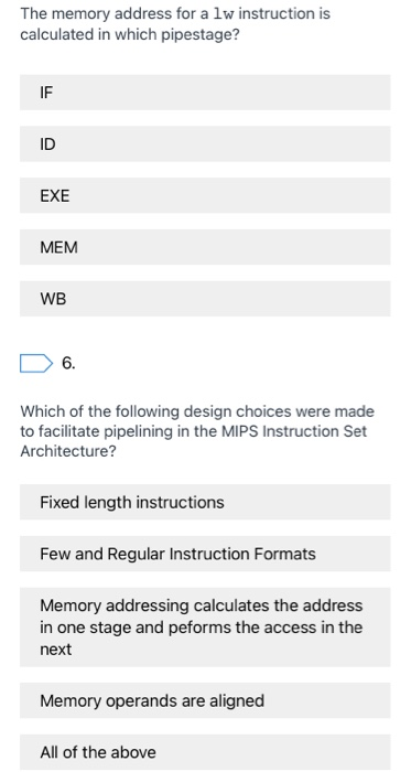 Solved The memory address for a lw instruction is calculated | Chegg.com